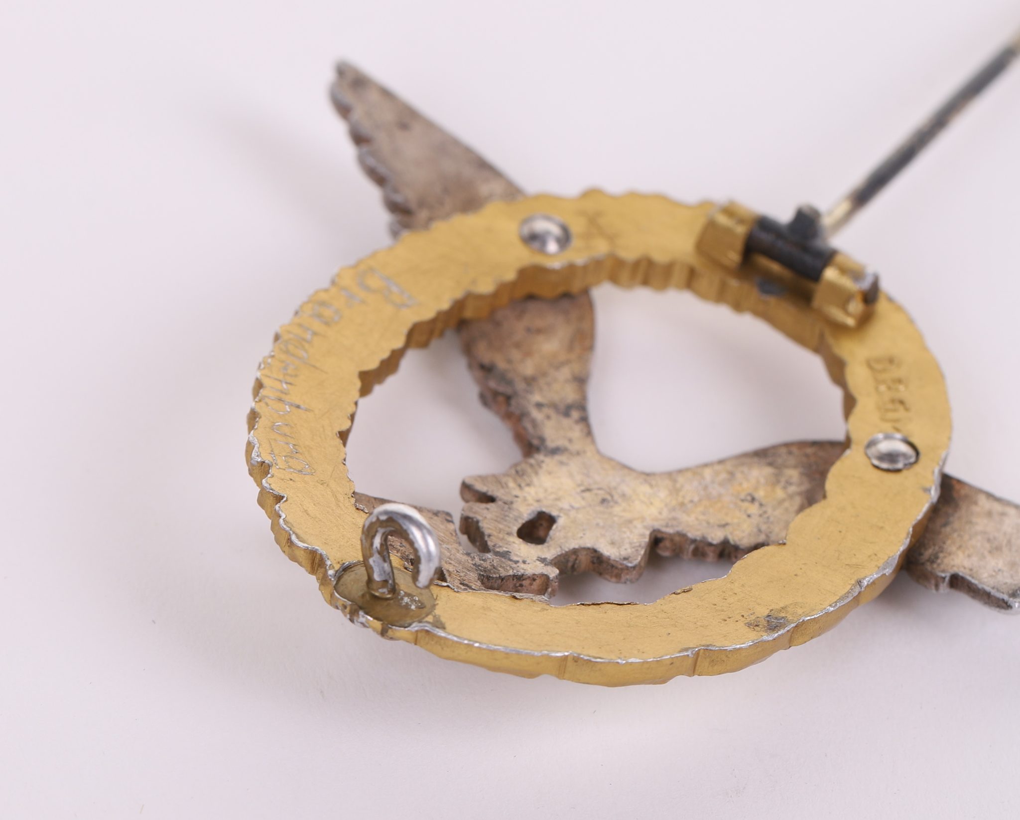 Cased Luftwaffe Pilots Observer Badge in Aluminum – Military ...